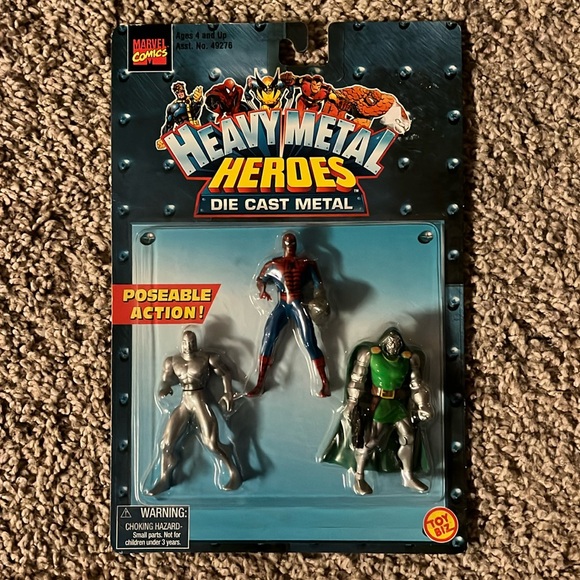 Vintage | Toys | Marvel Comics Heavy Metal Heroes Die Cast Metal ...